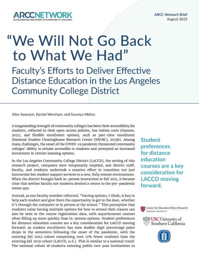 Leveraging Technology and Engaging Students (LTES): Evaluating COVID-19 ...